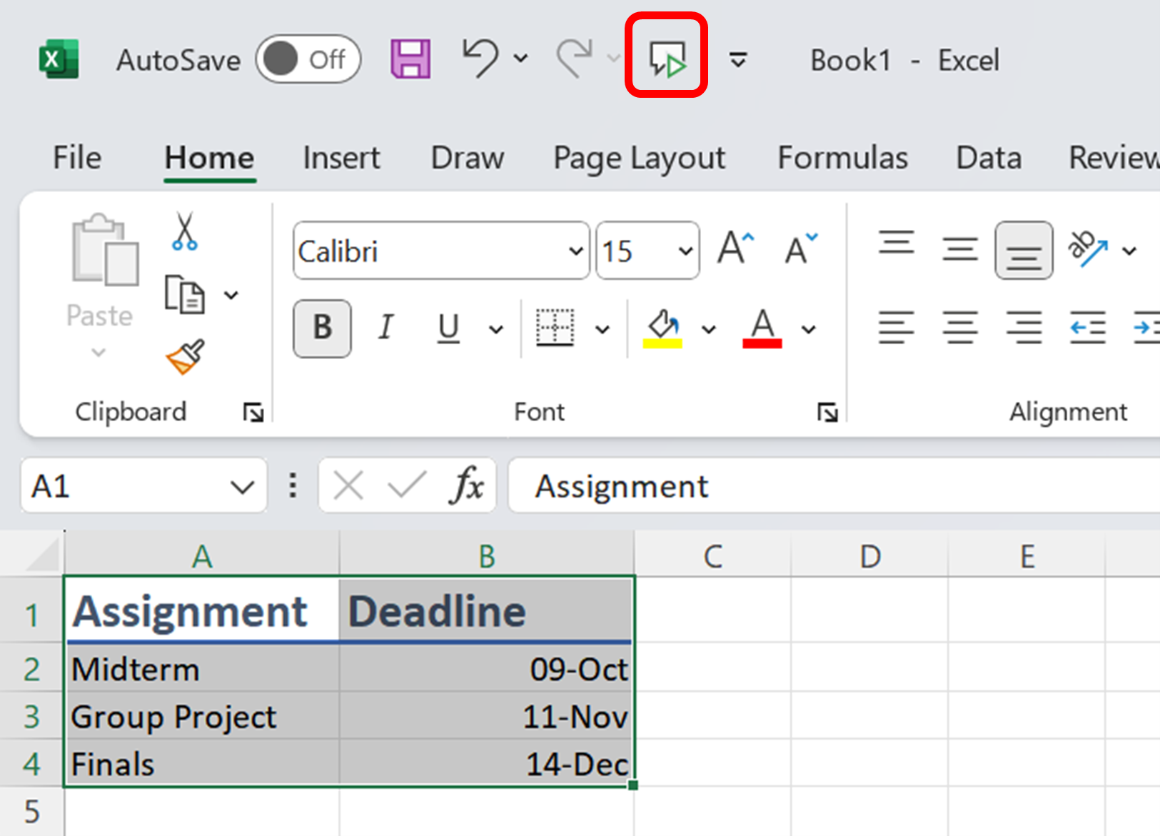 12. Excel Spreadsheet for Accessibility – Creating Accessible Learning ...
